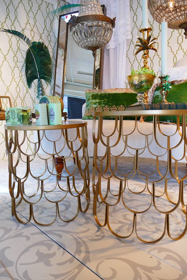 Table Art Deco Fans-White Marble – Grönbergs Interiör