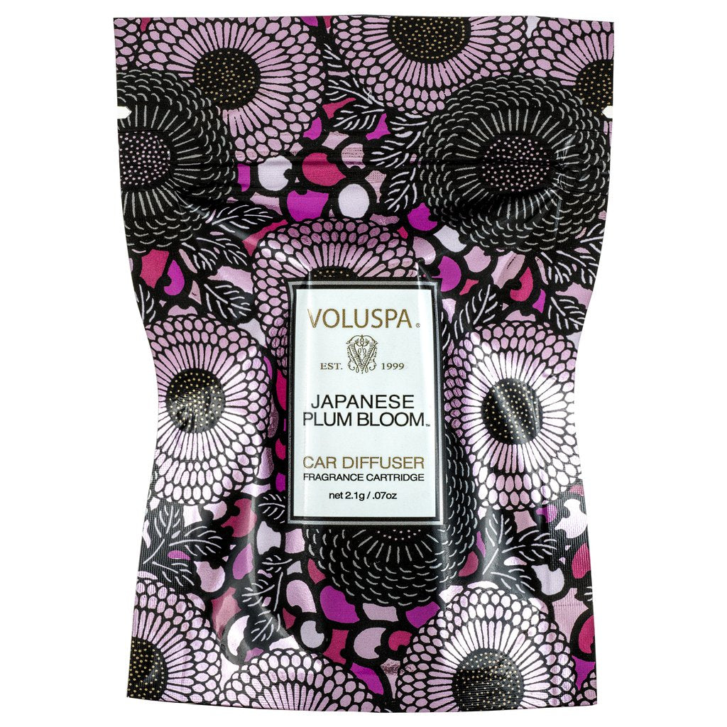 Voluspa : Car diffuser, Refill Japanese Plum Bloom – Grönbergs Interiör